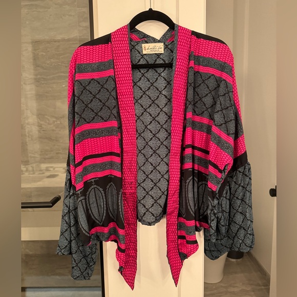 Kantha Bae | Tops | Kantha Bae Silk Shrug | Poshmark